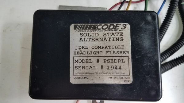 CODE 3 SOLID STATE ALTERNATING HEADLIGHT FLASHER – DieselRedemption