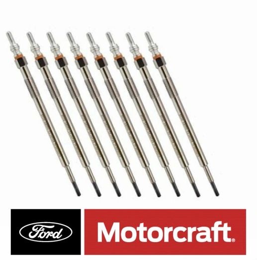 Motorcraft Glow Plug Set 2012-2019 Ford 6.7L Powerstroke F250 F350 Tru ...