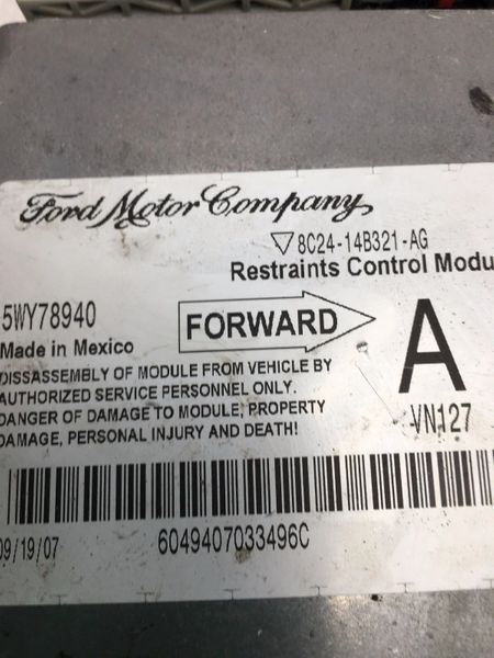 FORD RESTRAINTS CONTROL MODULE - PN: 8C24-14B321-AG – DieselRedemption